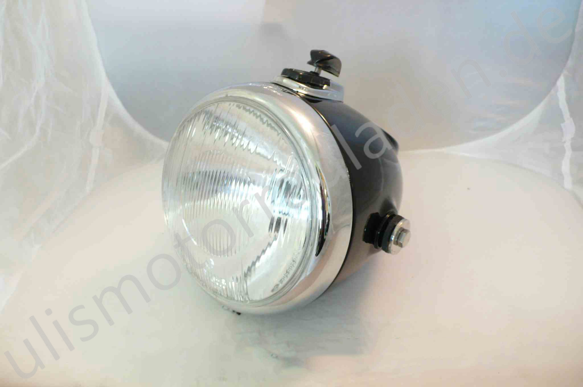 Headlight for BMW R25/3, complete, WITHOUT speedometer, black