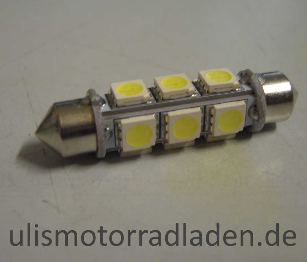 Birne 6 Volt, LED, Soffitte
